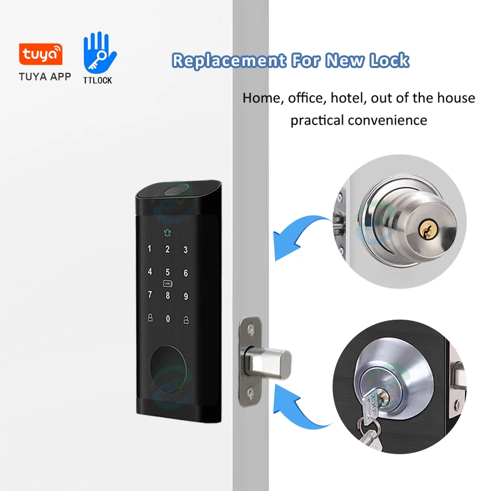 Waterproof High Security Ttlock Digital Lock for Home