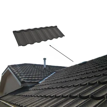 Strong Stable Metro Tile Roofing Sheet Coated Metal Roof Tiles Stone ...