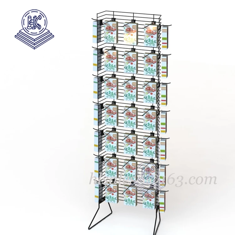 Metal Wire Grid Fixtures - Display Racks for Shopping Malls