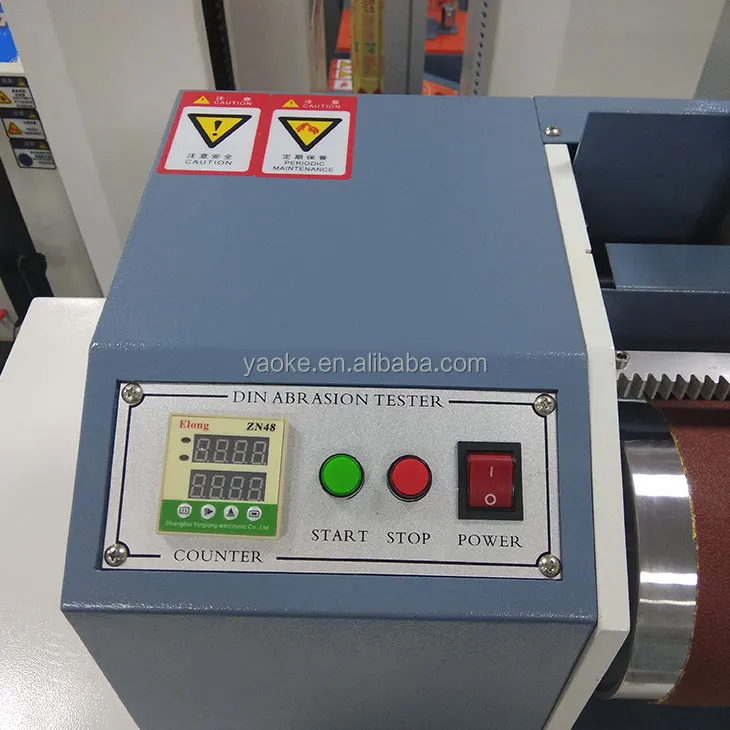 DIN Abrader - ISO4649 Rubber Abrasion Tester by YAOKE