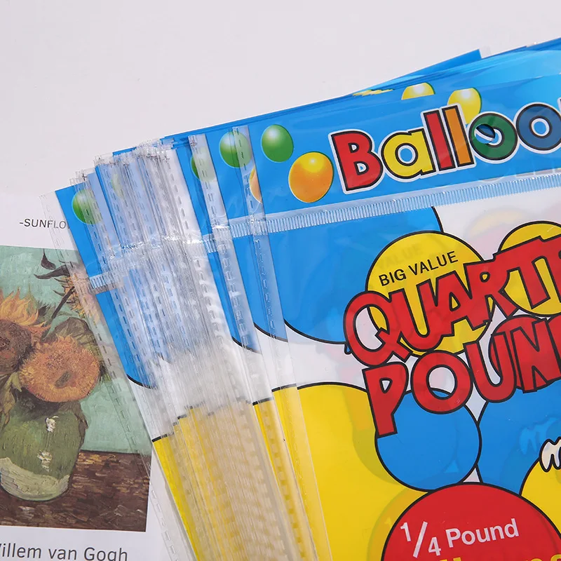 Custom Print Logo Clear Transparent OPP Balloon Packaging