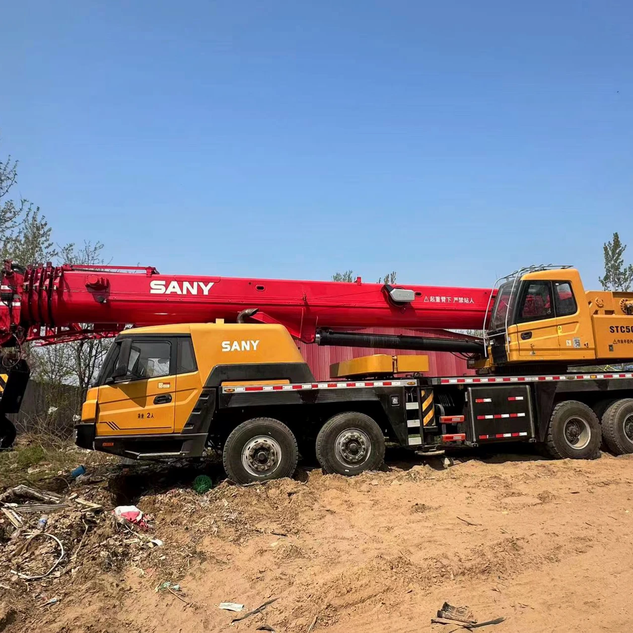 SANY STC 500 Third Generation Hybrid Frame Mobile Crane Used Condition ...