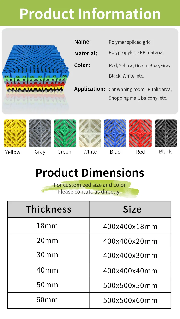 Durable Plastic Grating For Walkway Color Pp Gratings Rejilla De Piso ...