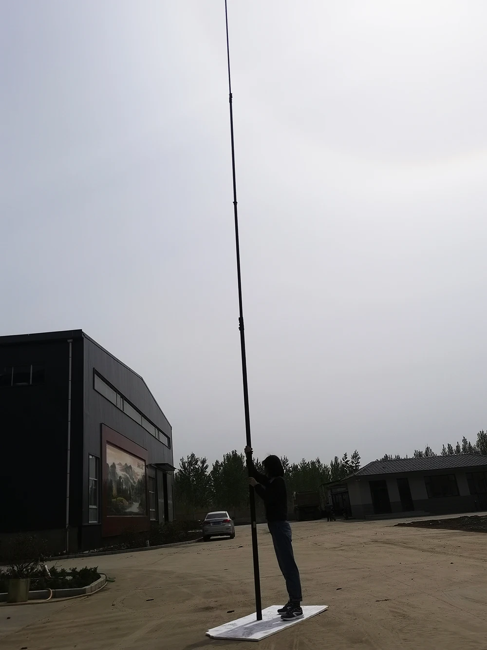 90 Foot High Modulus Carbon Fiber Telescopic Pole 25 Meters for Sale ...