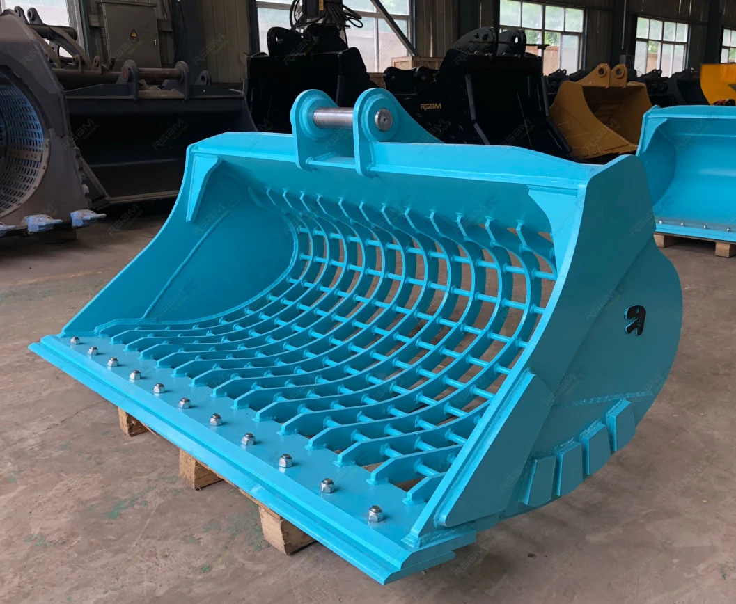 Customizing Mini Excavator Skeleton Bucket Shaker - Buy Skeleton Bucket ...