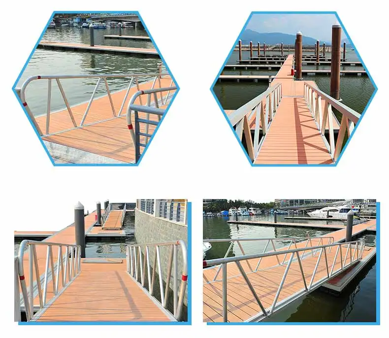Floating Dock Jetty Wharf Engineering Pontoon Floating Jetty Pier ...
