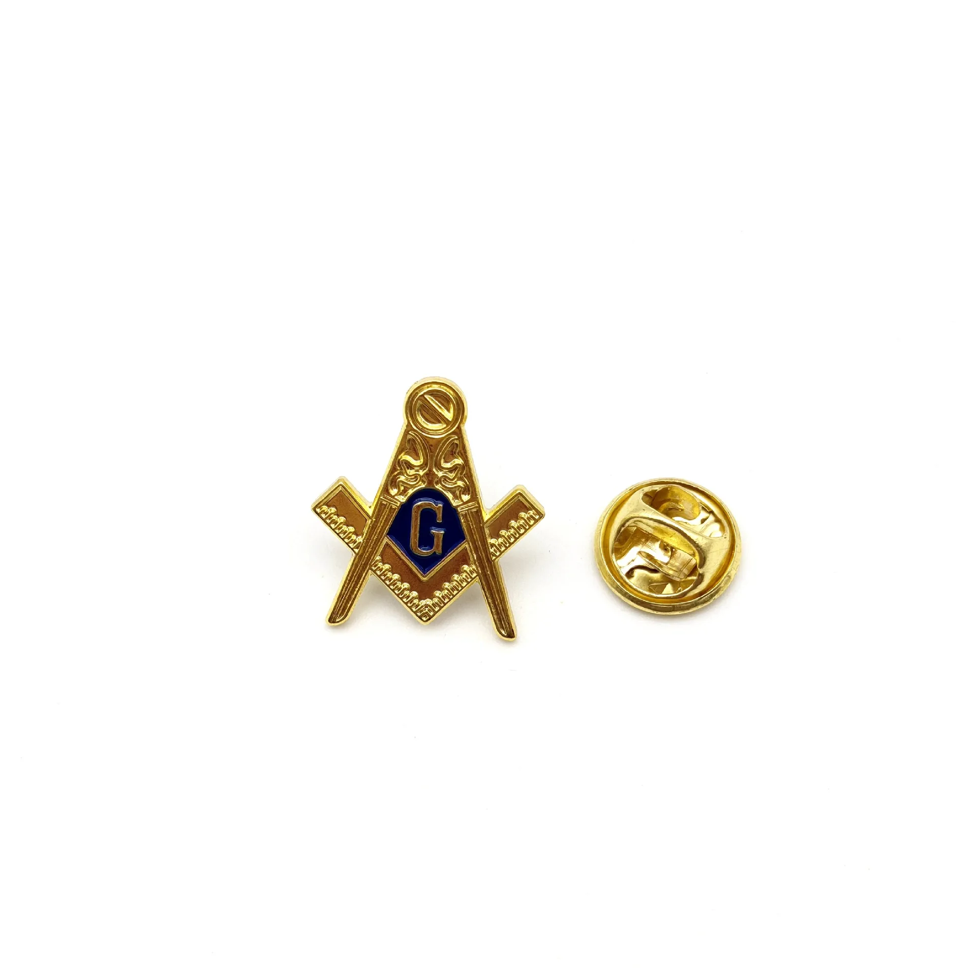 Custom Mason Items Metal Mason Badge Masonic Lapel Pin with Epoxy ...