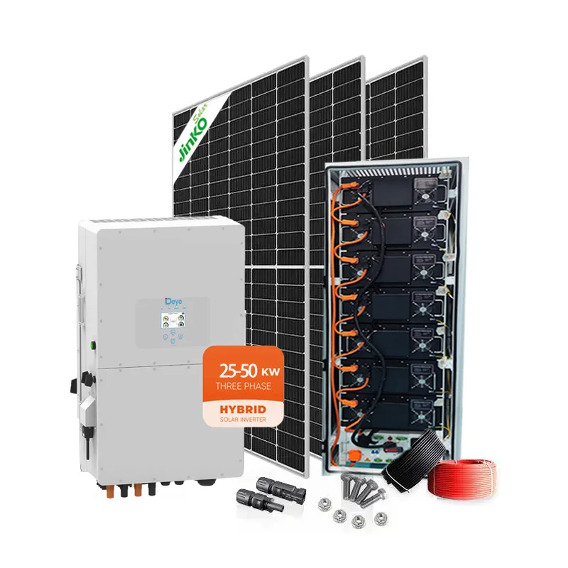 High Voltage Solar Systems Hybrid Complet Kit Solar Panels 20kw 30kw ...