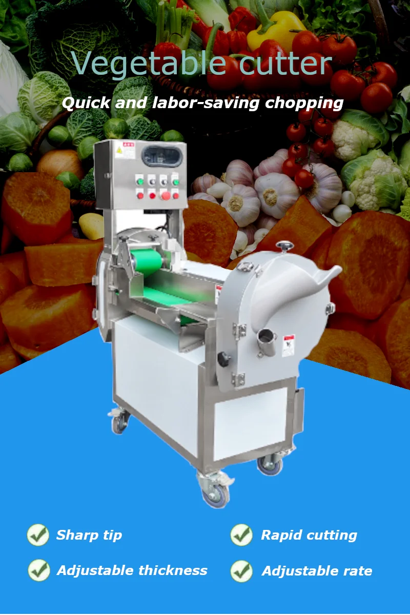 Dicing Machine Adjustable Thickness Automatic Parsley Vegetable Cutting ...