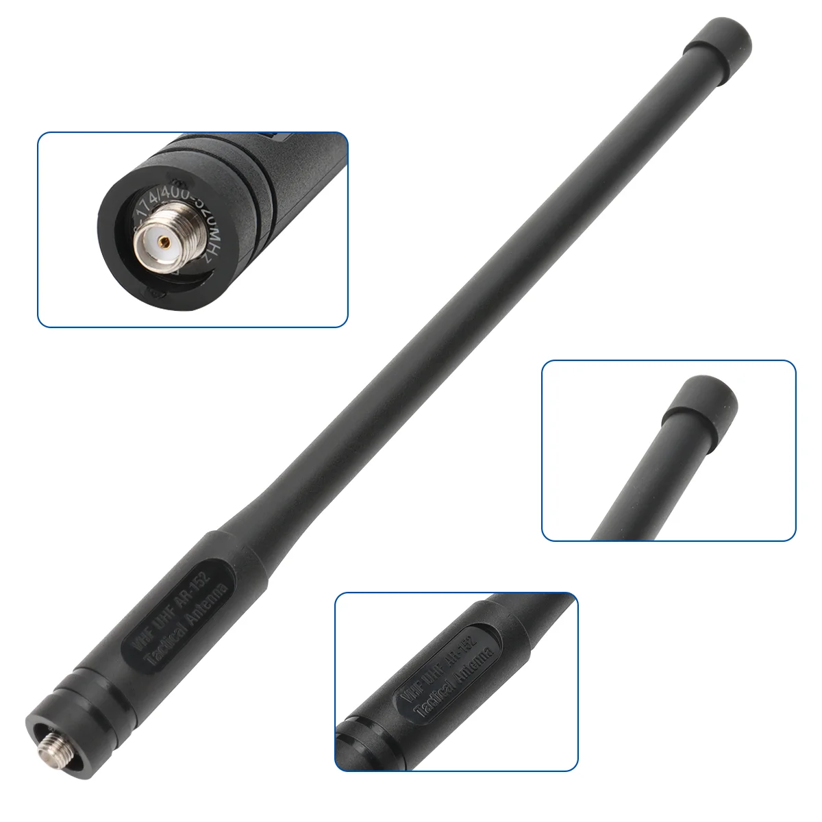 Baofeng Ar-152 Antenna Female Duatacticall Band Vhf Uhf 144/430mhz ...