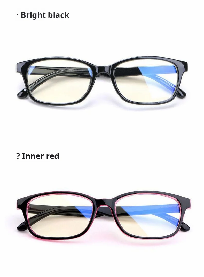 Male Colorless Transparent Myopia New Full-frame Colorblind Glasses ...