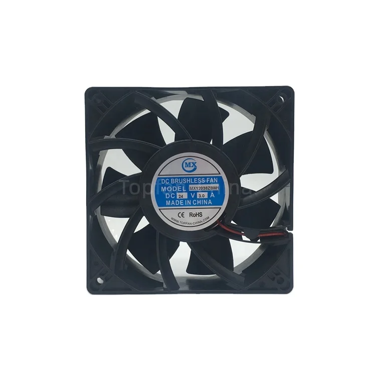 12038 120mm Cooling Fans 120x120x38 DC12V 2.7A 6000RPM ASIC Fan ...