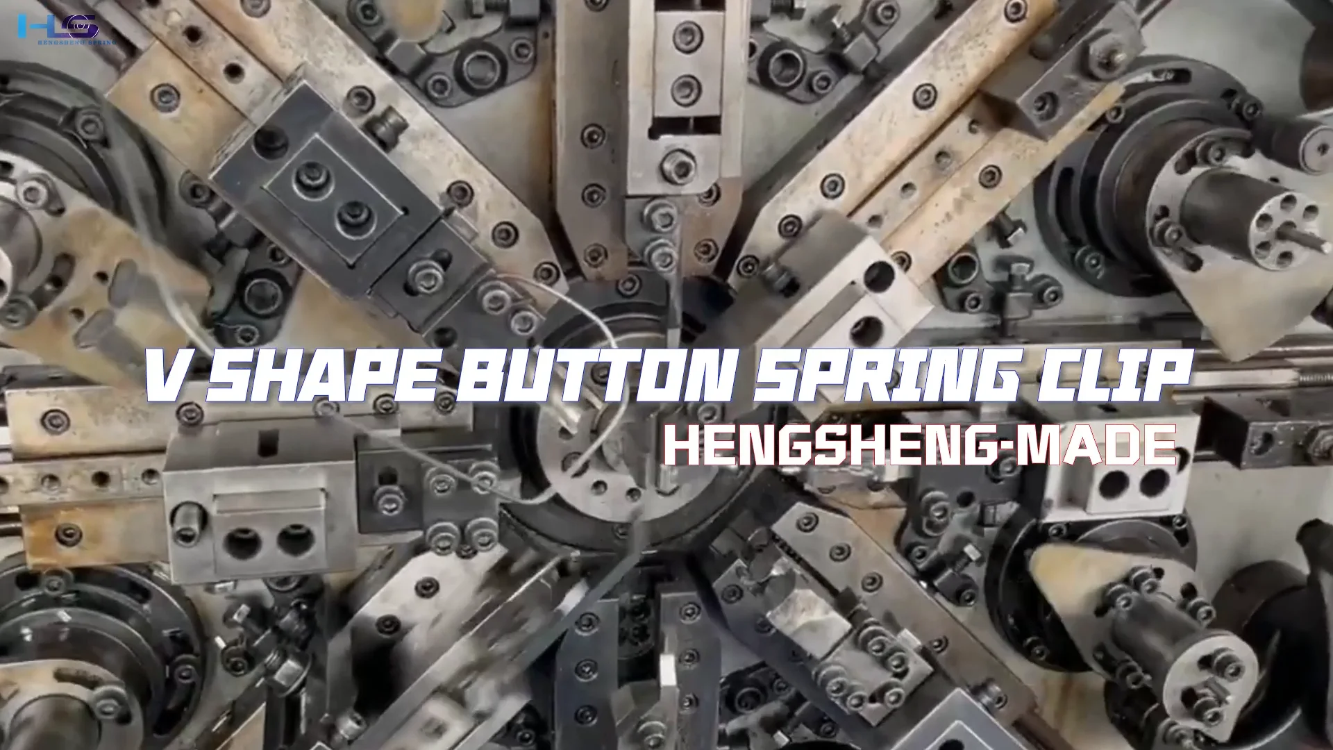 Hengsheng Touch Button Fastener Spring Clamp V-shaped Spring Tube ...