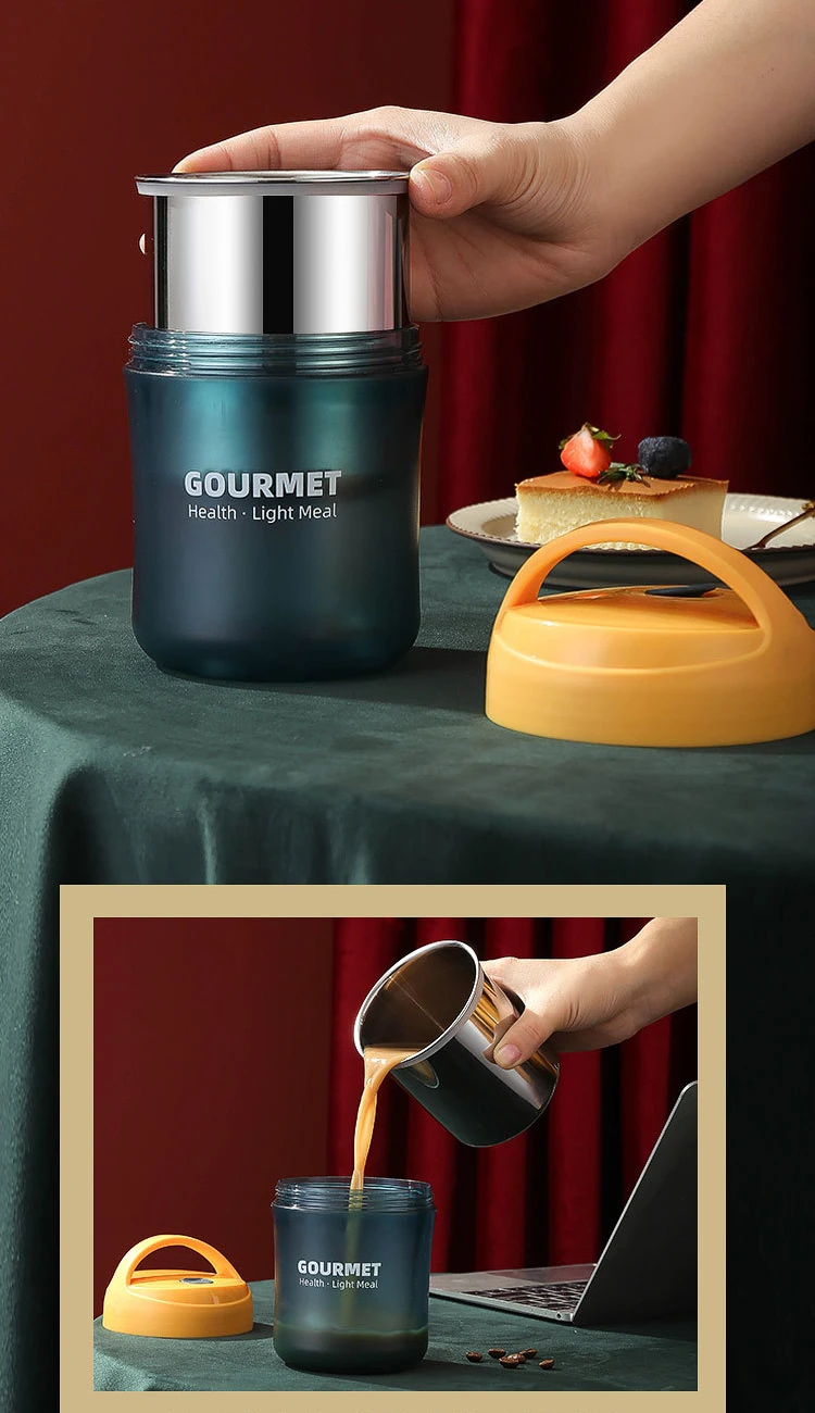 Vacuum Insulated Flask Food Warmer Container Stainless Steel Soup ...