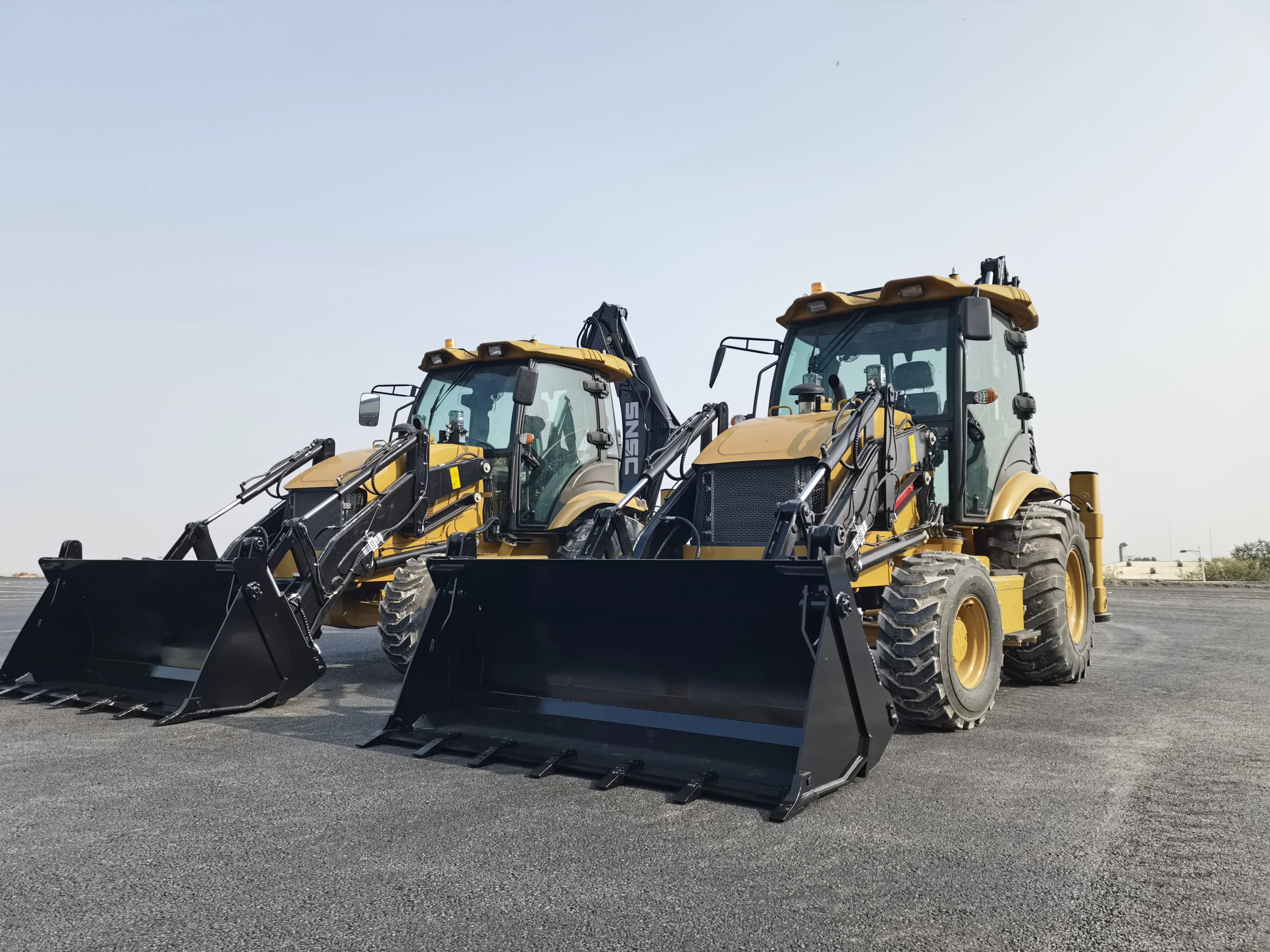 Excavator Loader Shanmon 388h 4x4 2500kg Backhoe Loader Retroexcavadora ...
