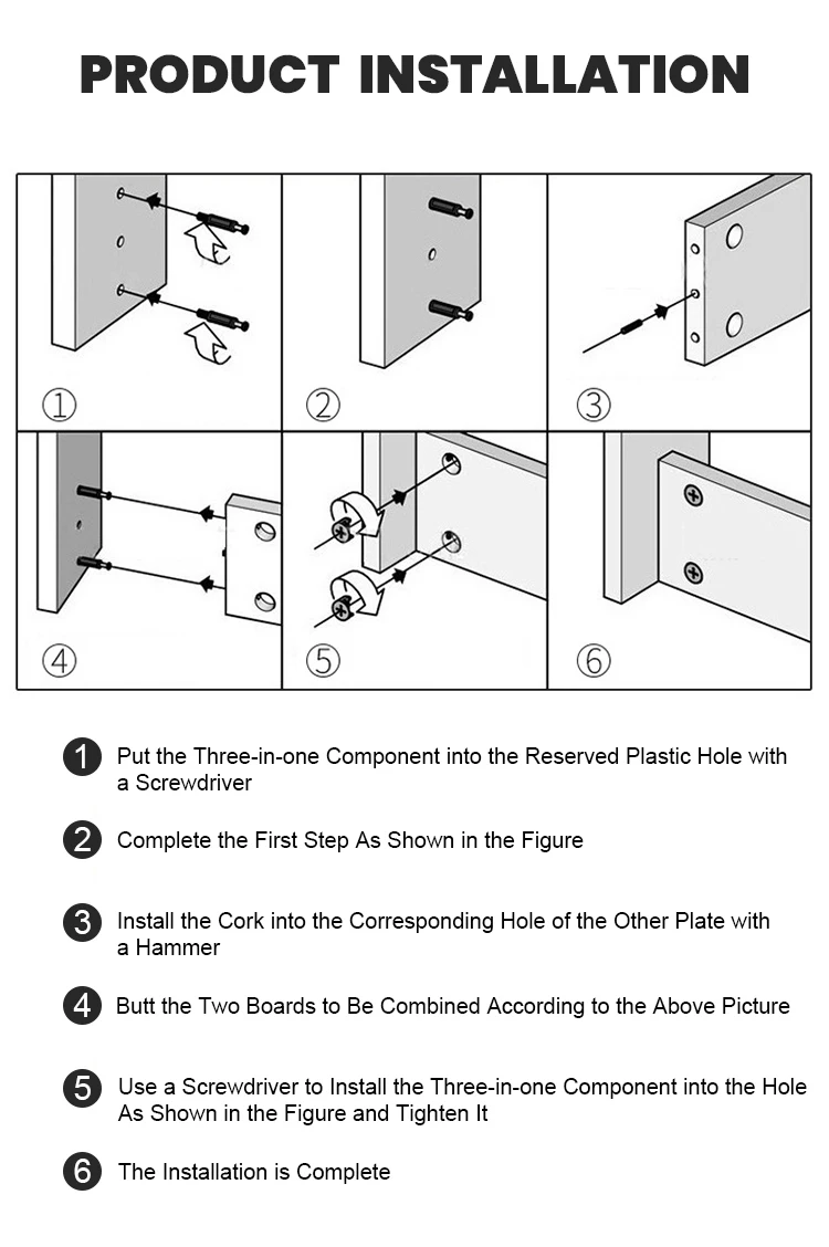 Hidden Invisible Wood Joint Connector - Durable & Stylish