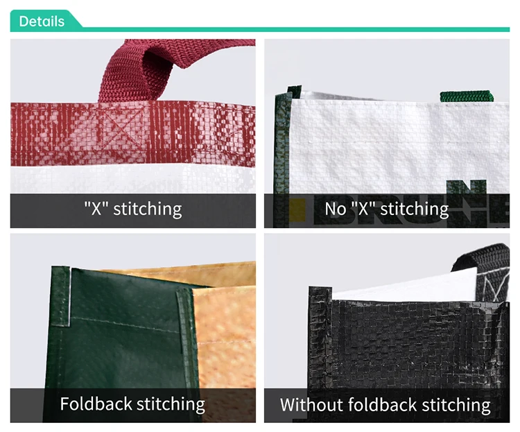 Recycled Woven Polypropylene Shopping Bags Custom Printed Reusable ...