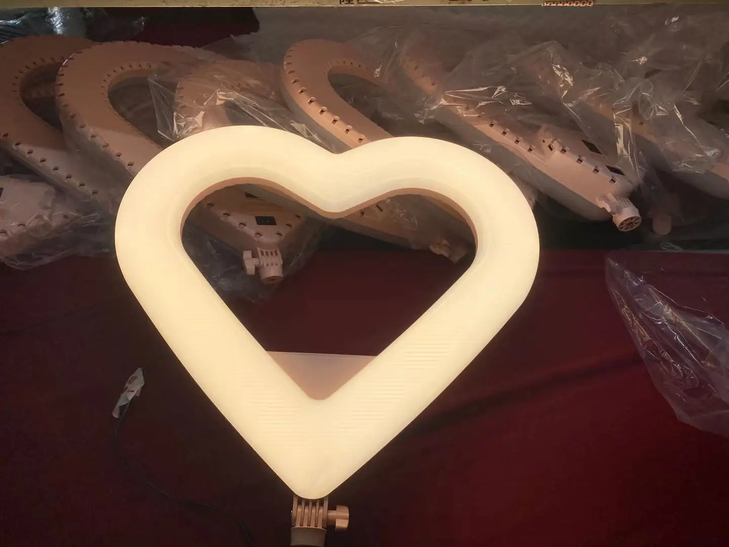 20 Inch Rk51 Heart Shape 50cm / 20 Inch Rgb Ring Light Kit Ring Light ...