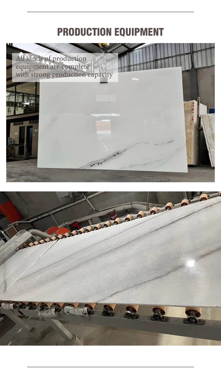 Customizable Colombian White Marble Floor Tiles for Hotels