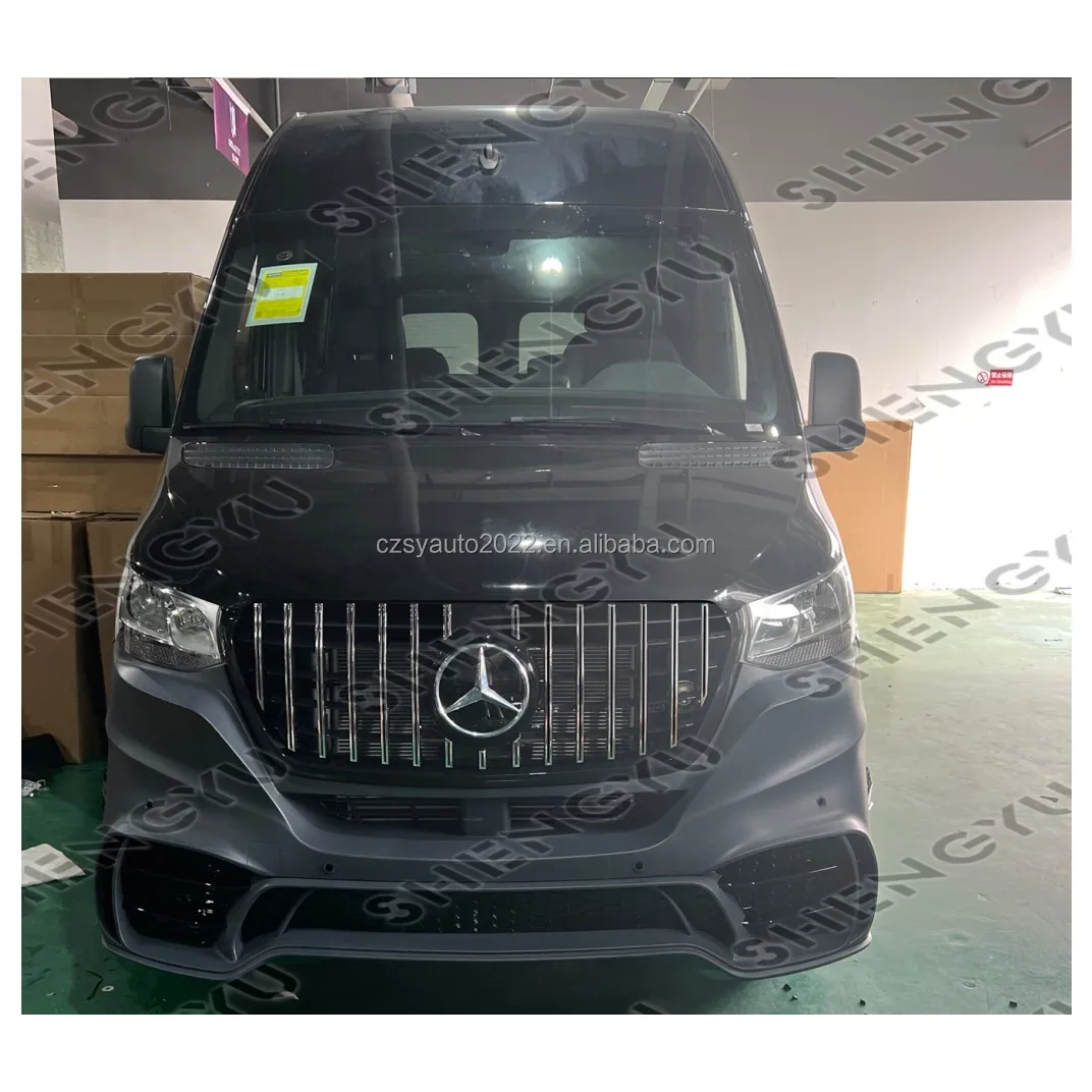 Body Kit Include Front Bumper Assembly Rear Lip Exhaust For Mercedes Benz Sprinter W906 W907 ...