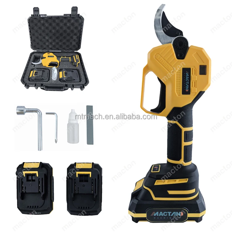 21V Battery Powered Power Shears Cordless Electric Scissor Pruner ...