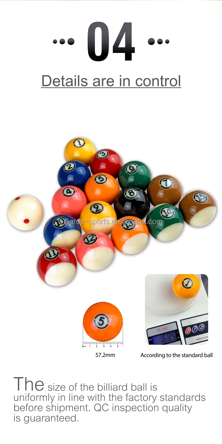 Benx 57.2mm 8a Tv New Pool Ball Factory Directly Sale Billiard Ball ...