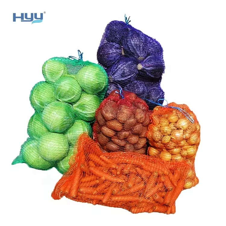 Hdpe Plastic Mesh Vegetable Packaging Leno Bag - Buy Hdpe Mesh Bags ...
