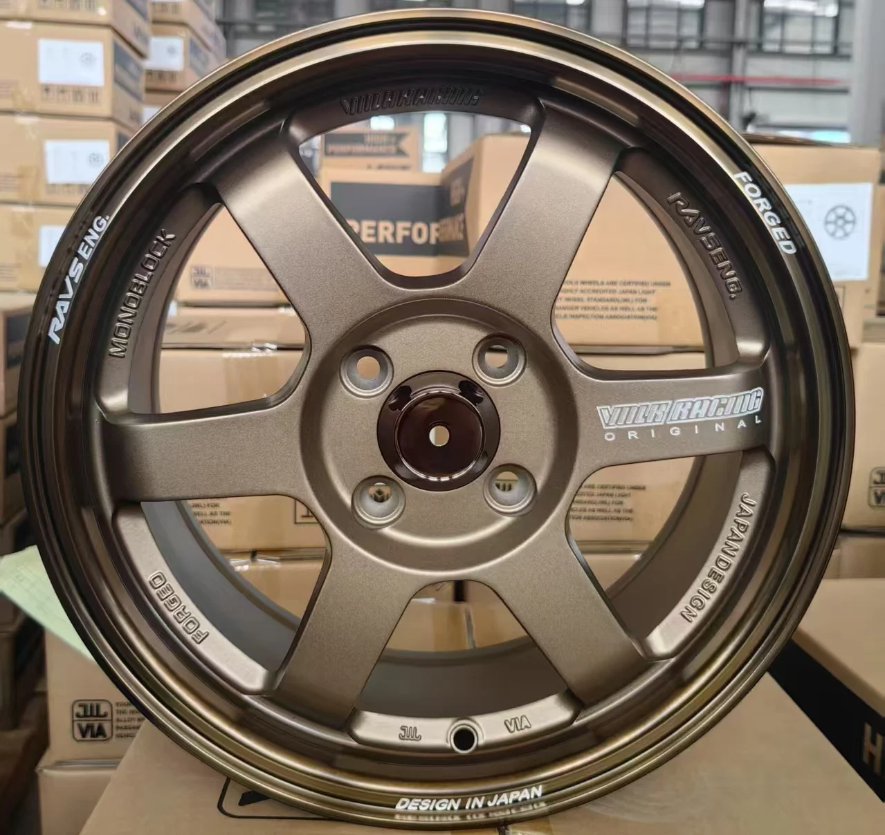 JDM Design TE37 15 Inch Wheels - High Performance Alloy