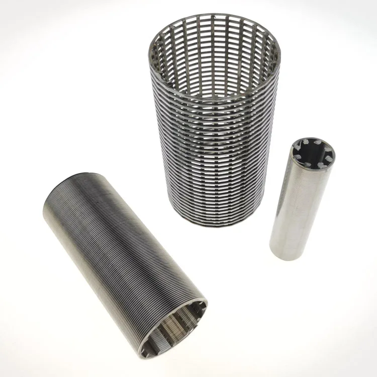 China Stainless Steel Wedge Wire Screen Round Rod With Unique Welding ...