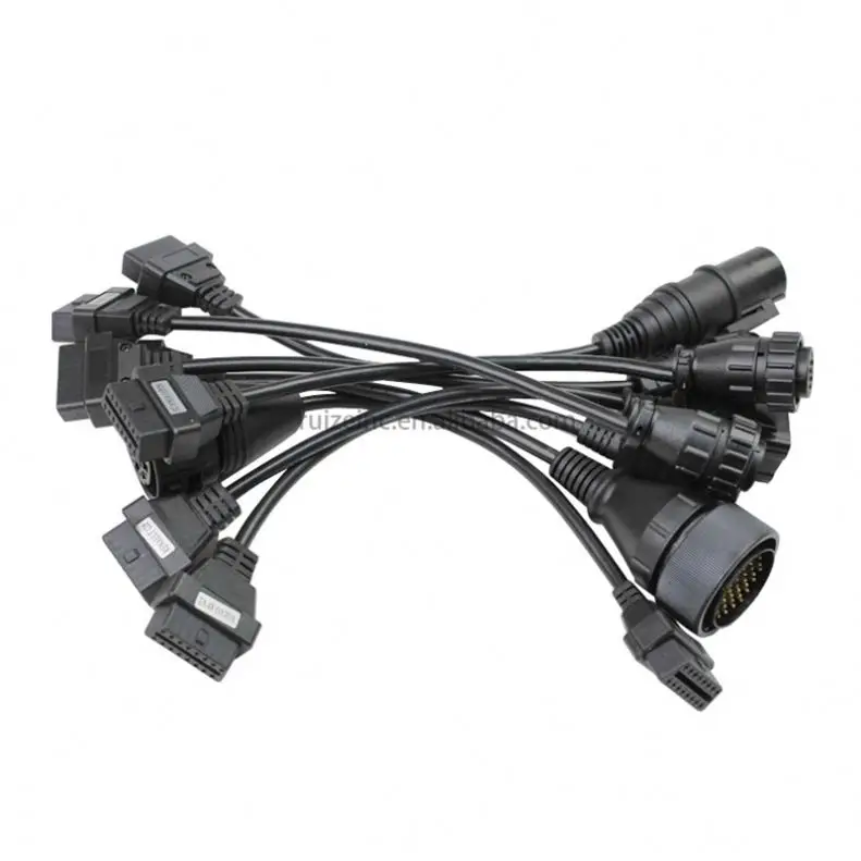 8 truck lines in total Autocom Delphi DS150 truck cable truck ...