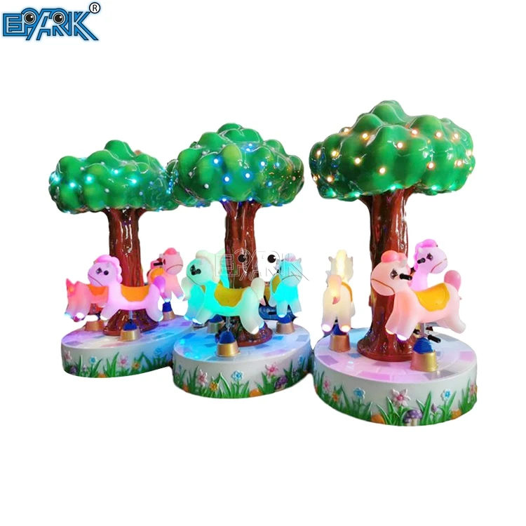 Theme Park Cool Design Carousel - Electric FRP Horse Game