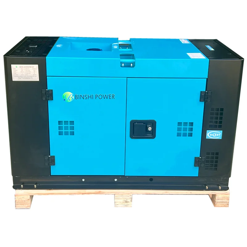 10KW 15KVA Portable Diesel Generator Soundproof Electric Generator 50hz 60hz Super Silent Diesel ...