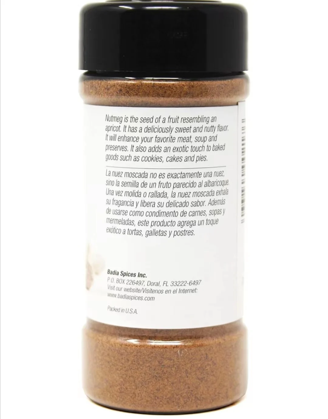 Canned Nutmeg Powder Label Custom Condiment Label Personalized Self ...