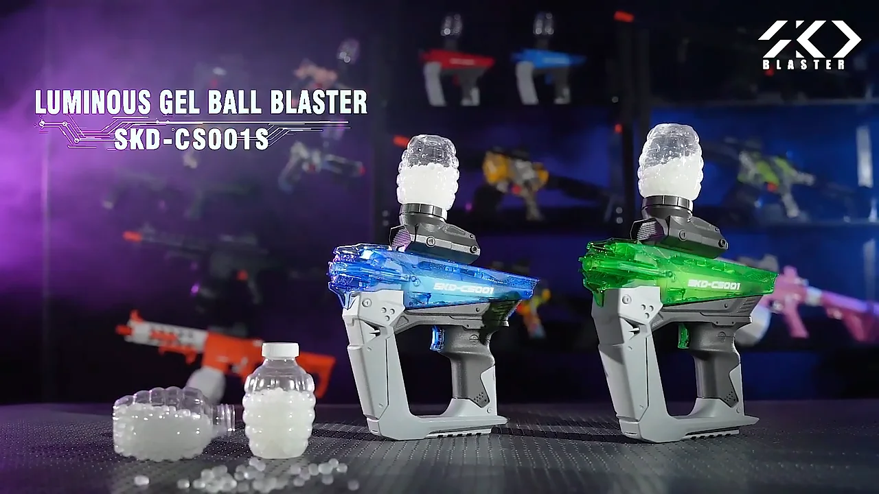 Skd Blaster Gel Splatball Electric Splatter Shooting Gellyball Electric ...
