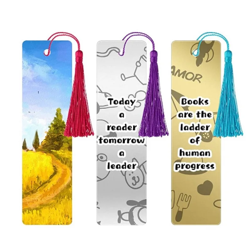 Custom Exquisite Peacock Brass Etched Enamel Metal Bookmark with Tassel ...