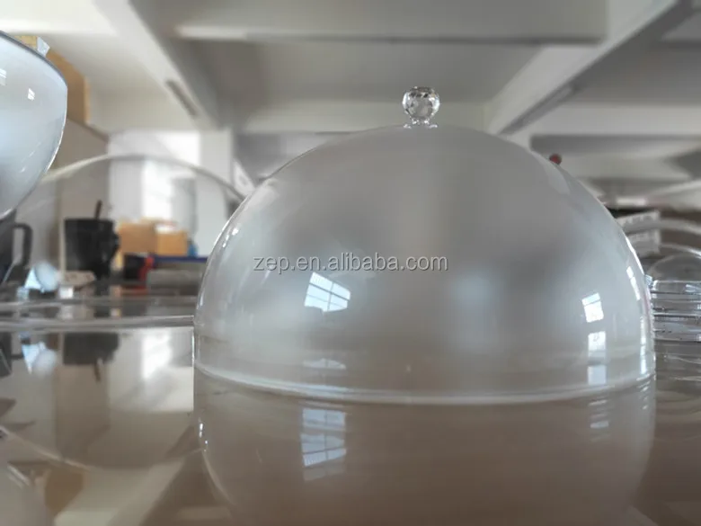 Custom Acrylic Hemisphere Color Half Sphere With Hinge For Decoration ...