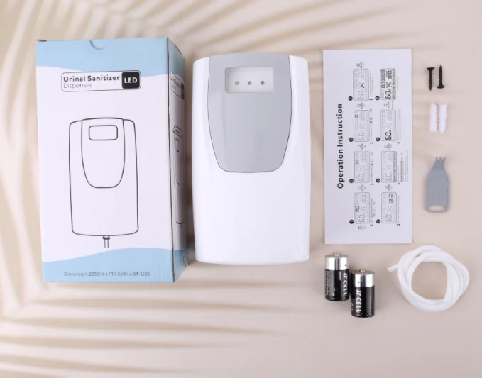 Wall Mounted Battery Operated Urinal Smell Dispenser Sensor Led With ...