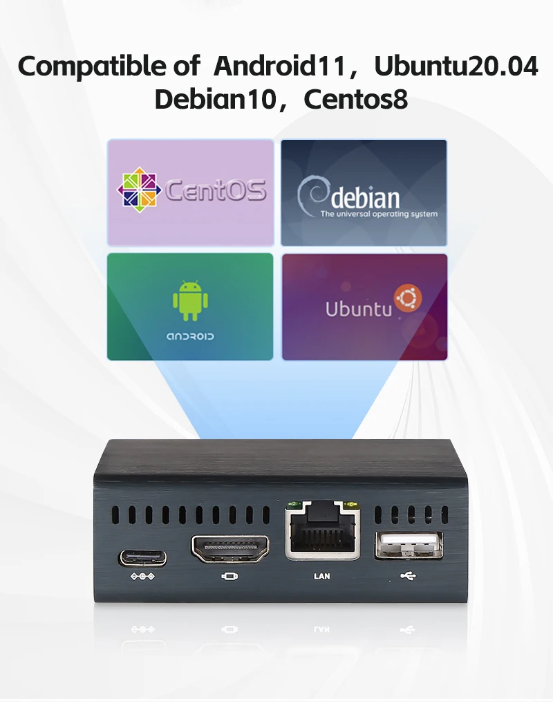 Tiny Mini PC Rockchip RK3566 - Quad Core Smart Android 11.0