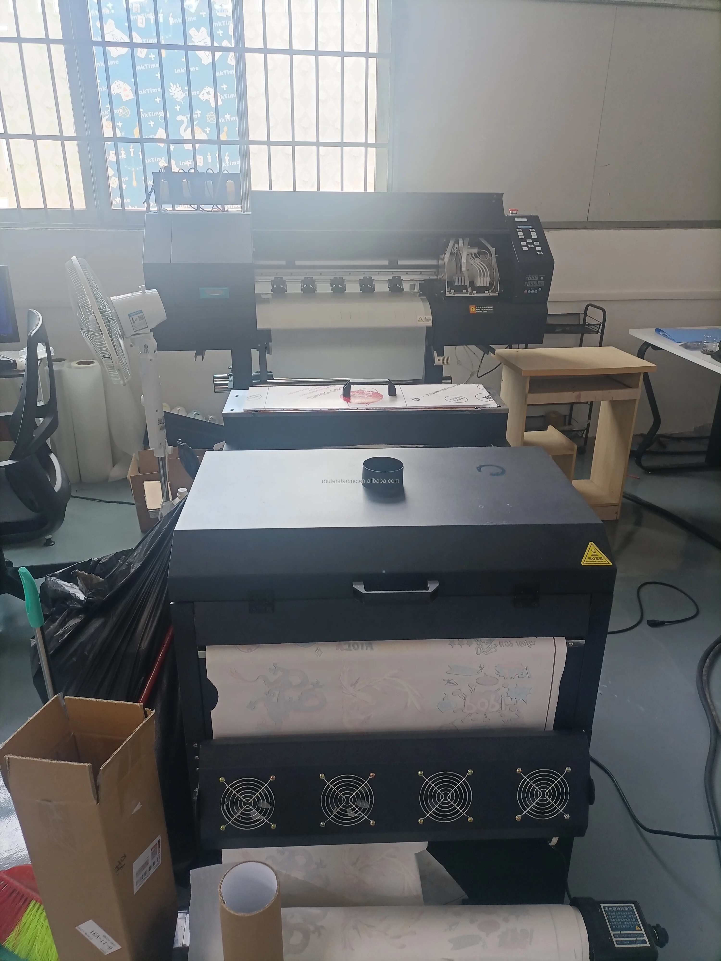 Dtf White Ink Hot Stamping Machine With Epson I3200 Head - Buy Curved ...