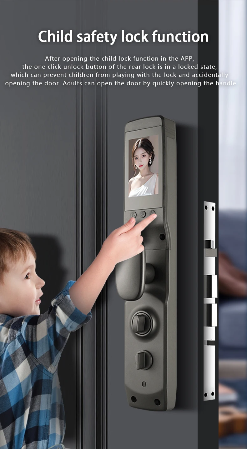 Smartier 3D Face Recognition Lock - Secure & Convenient
