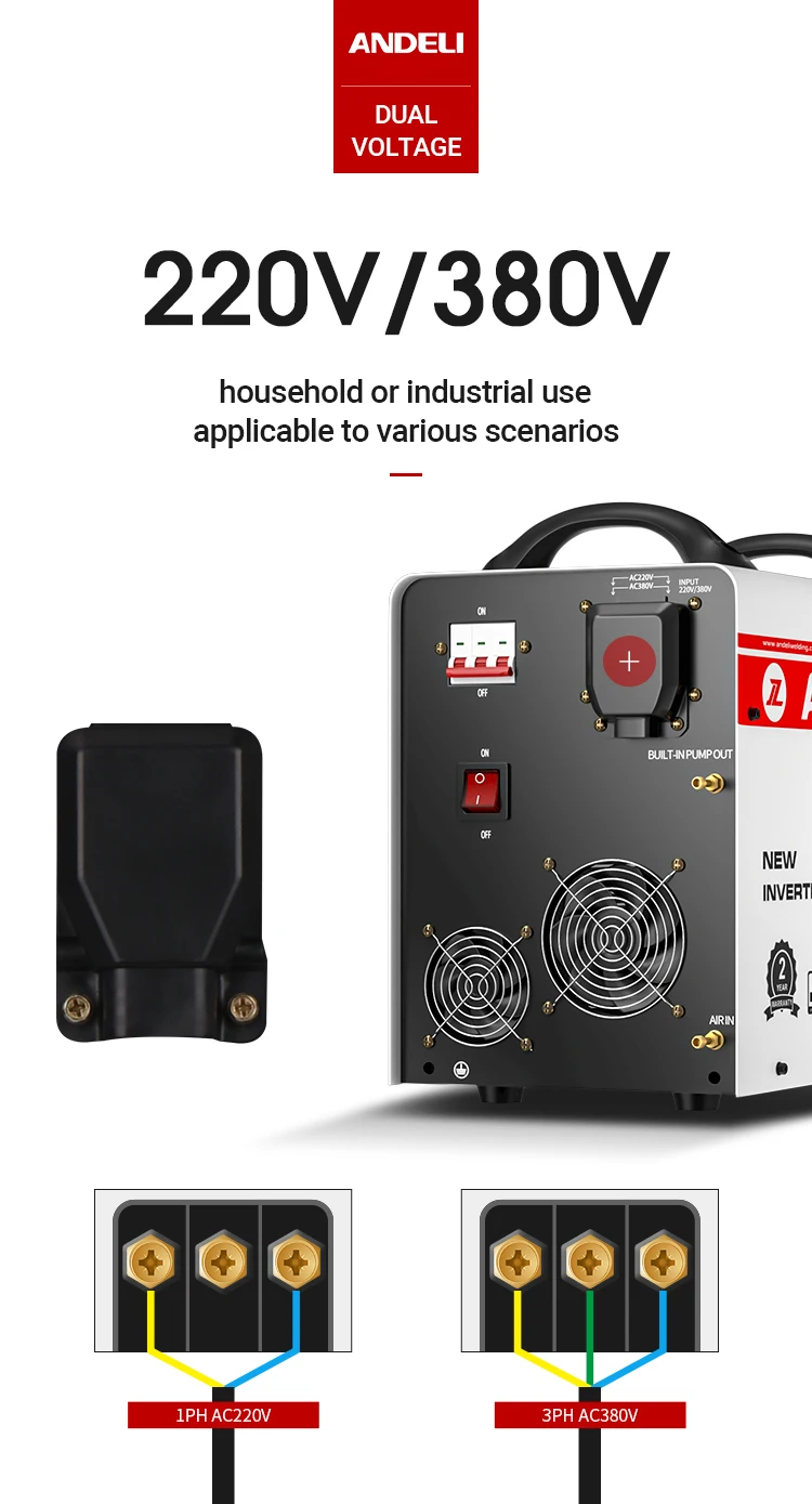 ANDELI Plasma Cutting Machine with Built-In Air Compressor for ...