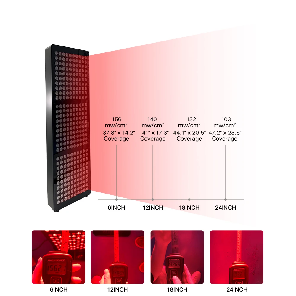 660nm 850nm 1500w Infrared 850nm 660nm Red Light Therapy Panel Near ...