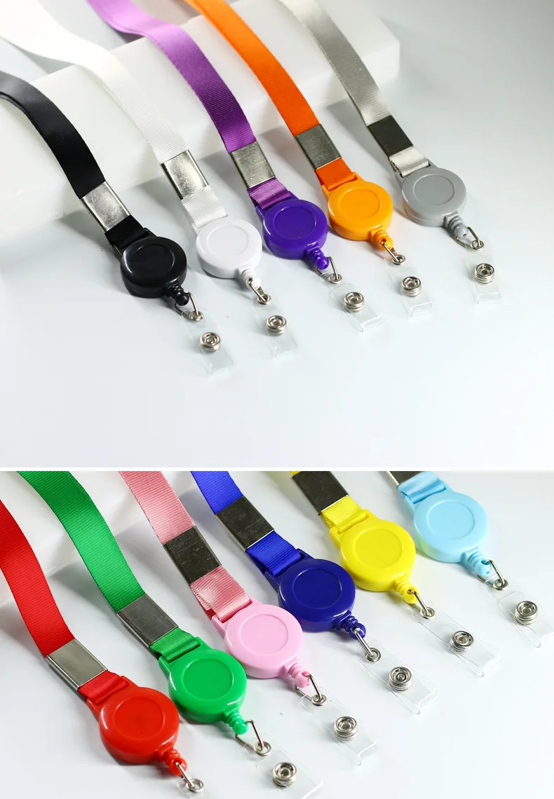 Wholesale ABS Round Shape Sublimation Badge Holder Sublimation Blank ...