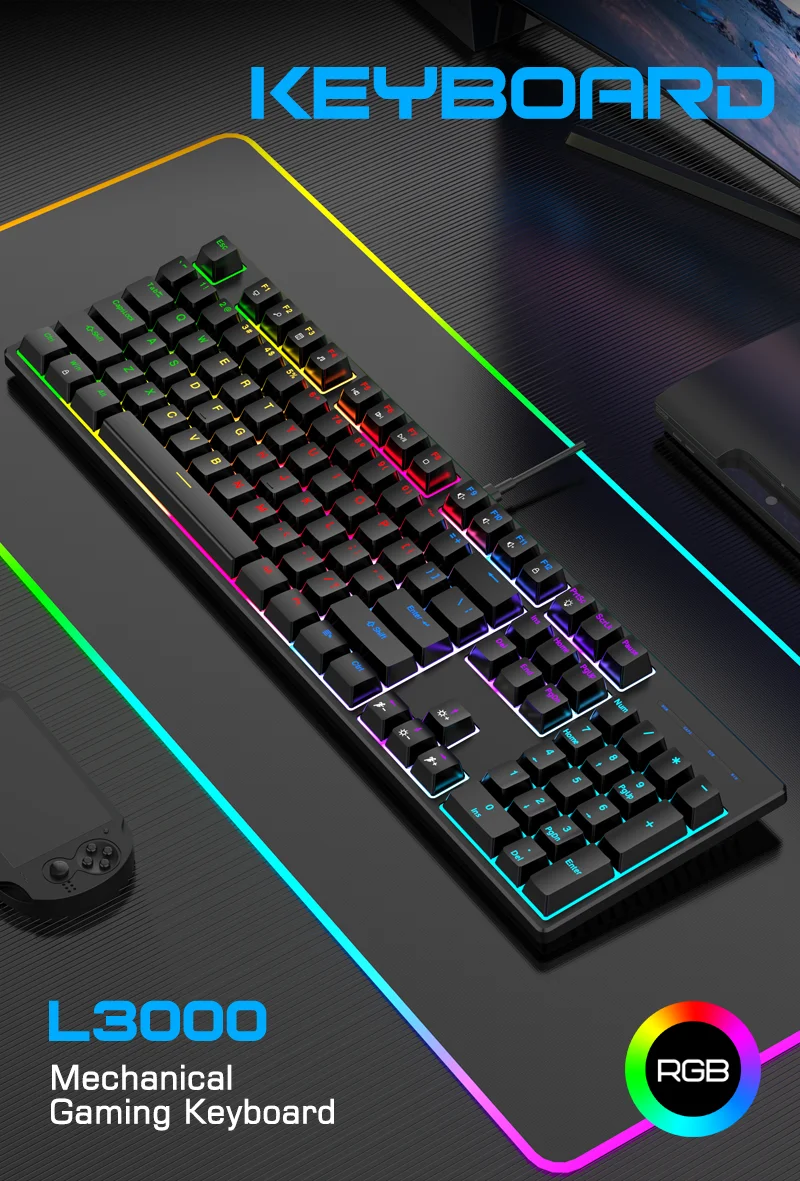 Allied Gaming Keyboard - Mechanical Punching Keyboard