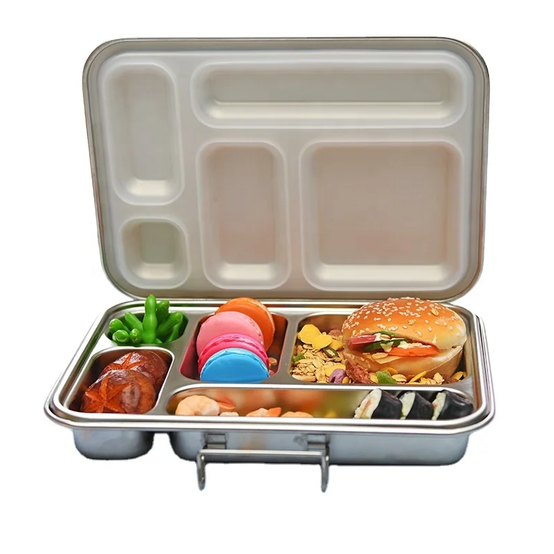 Aohea Ss304 Metal Kids Bento Box Eco-friendly Lunch Box Reusable ...