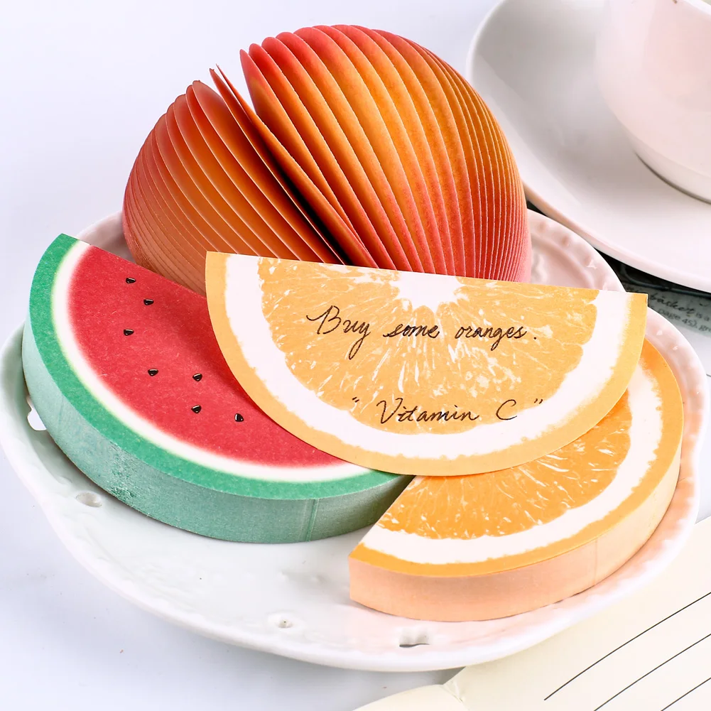 130 Sheets Cute Kawaii Kiwi Fruit Shaped Sticky Notes 3d Memo Pads ...