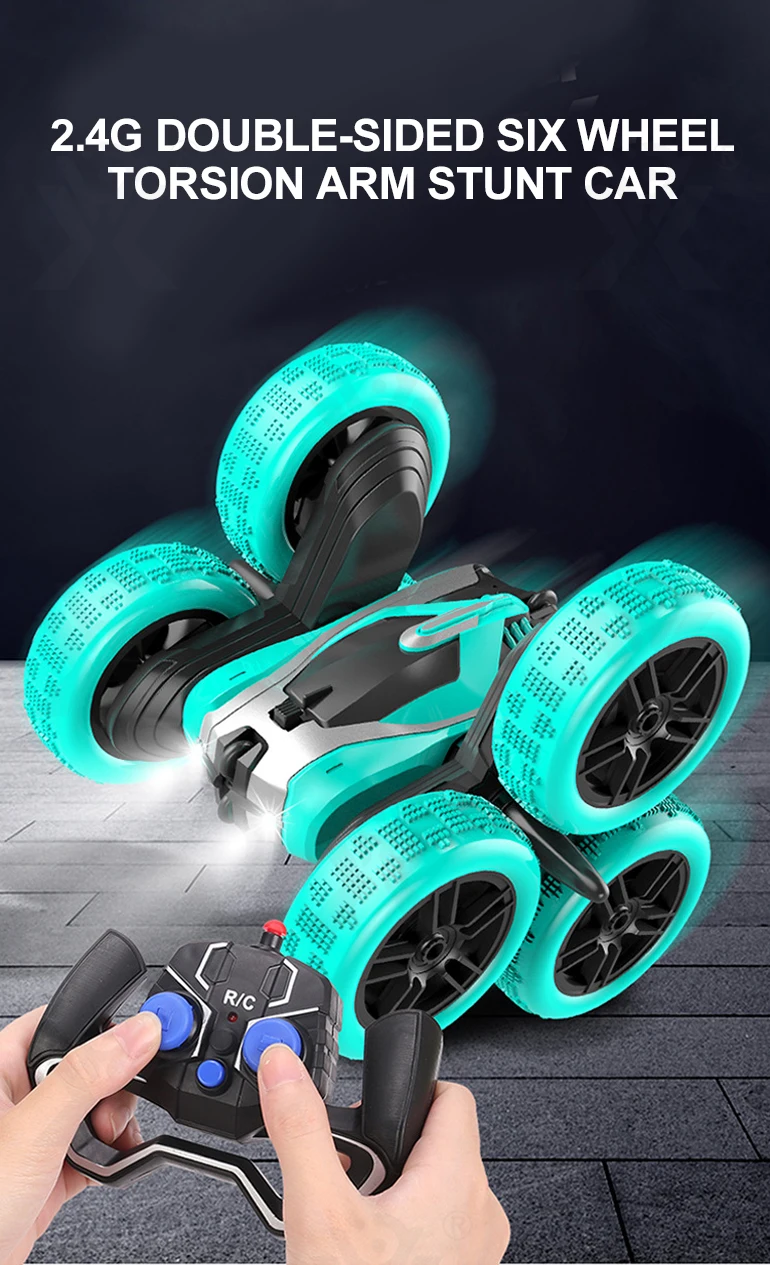 Chengji Rc Stunt Car Double Side Driving 360 Rotation Multifunctional ...