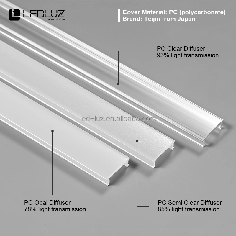 Slim Decorative Wide Led Profile For 20mm 16mm 15mm Led Strip - Buy ...