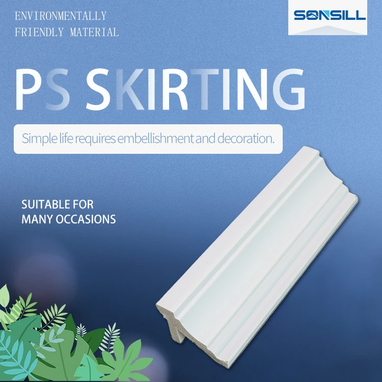 Ps Skirting Baseboard Skirting Polystyrene Skirting Board Waterproof Flooring Accessories ...