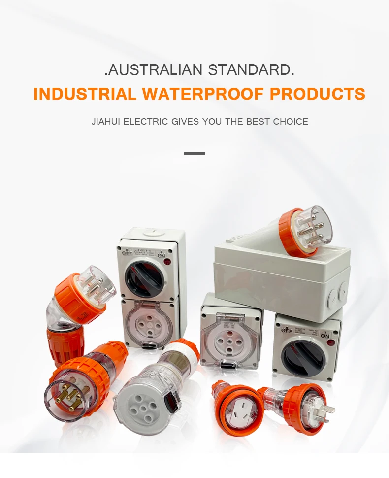 As/nzs Saa Certified Industrial Copper Wire Plug Ip66 56p310 Rated 10a ...